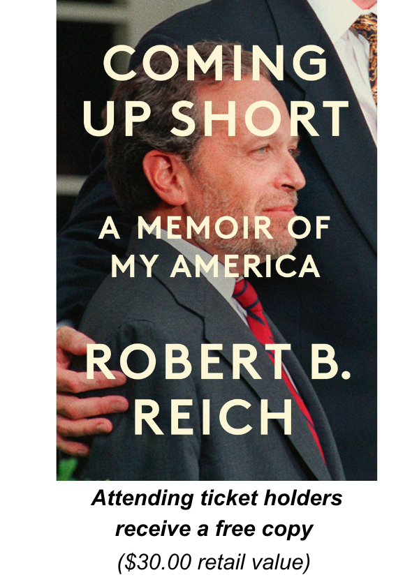 Robert Reich | The Progressive Forum